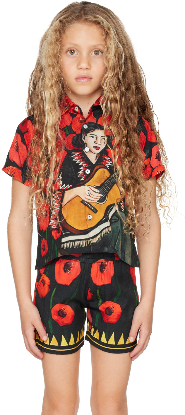 Kids Multicolor Vargas Shirt by Endless Joy on Sale