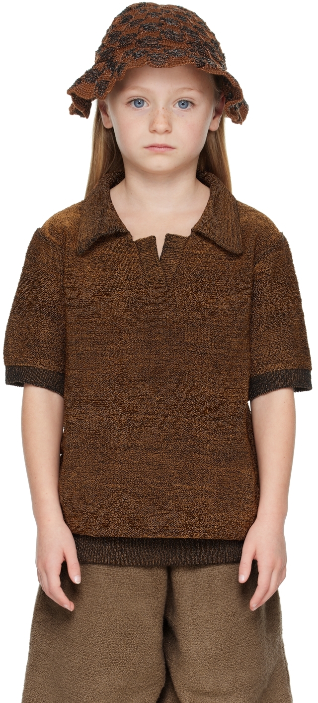 SSENSE Canada Exclusive Kids Orange Flash Polo by Isa Boulder | SSENSE