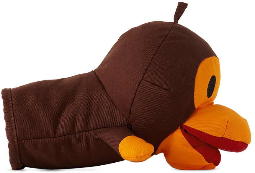 Brown Baby Milo Oven Mitt by BAPE | SSENSE Canada
