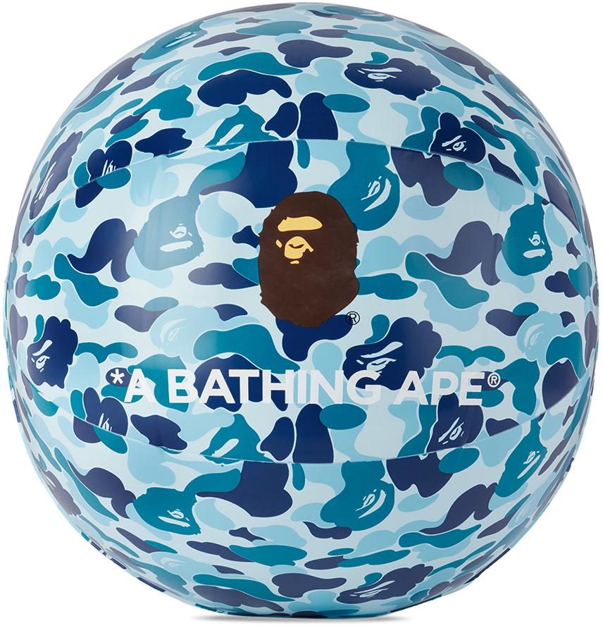 Blue ABC Camo Beach Ball by BAPE on Sale