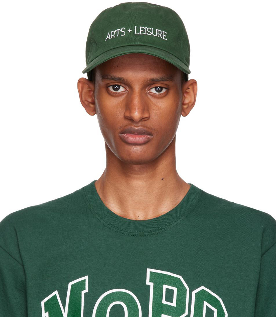 Museum of Peace & Quiet: Green Logo Cap | SSENSE Canada