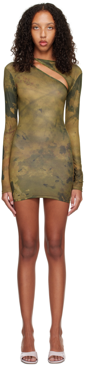 BINYA: Robe courte Gabriela brune exclusive à SSENSE France | SSENSE