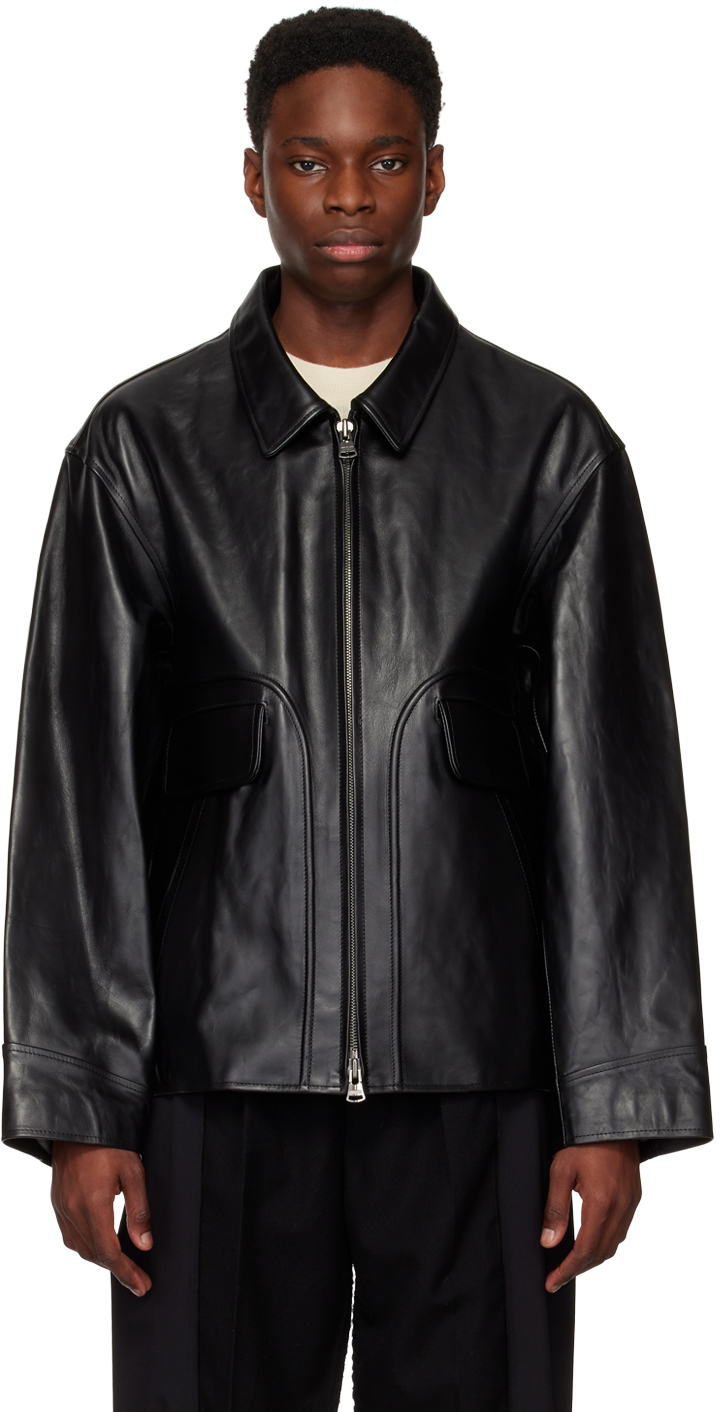 Yohji Yamamoto: Black Isamu Katayama Backlash Edition 'The Man' Leather ...