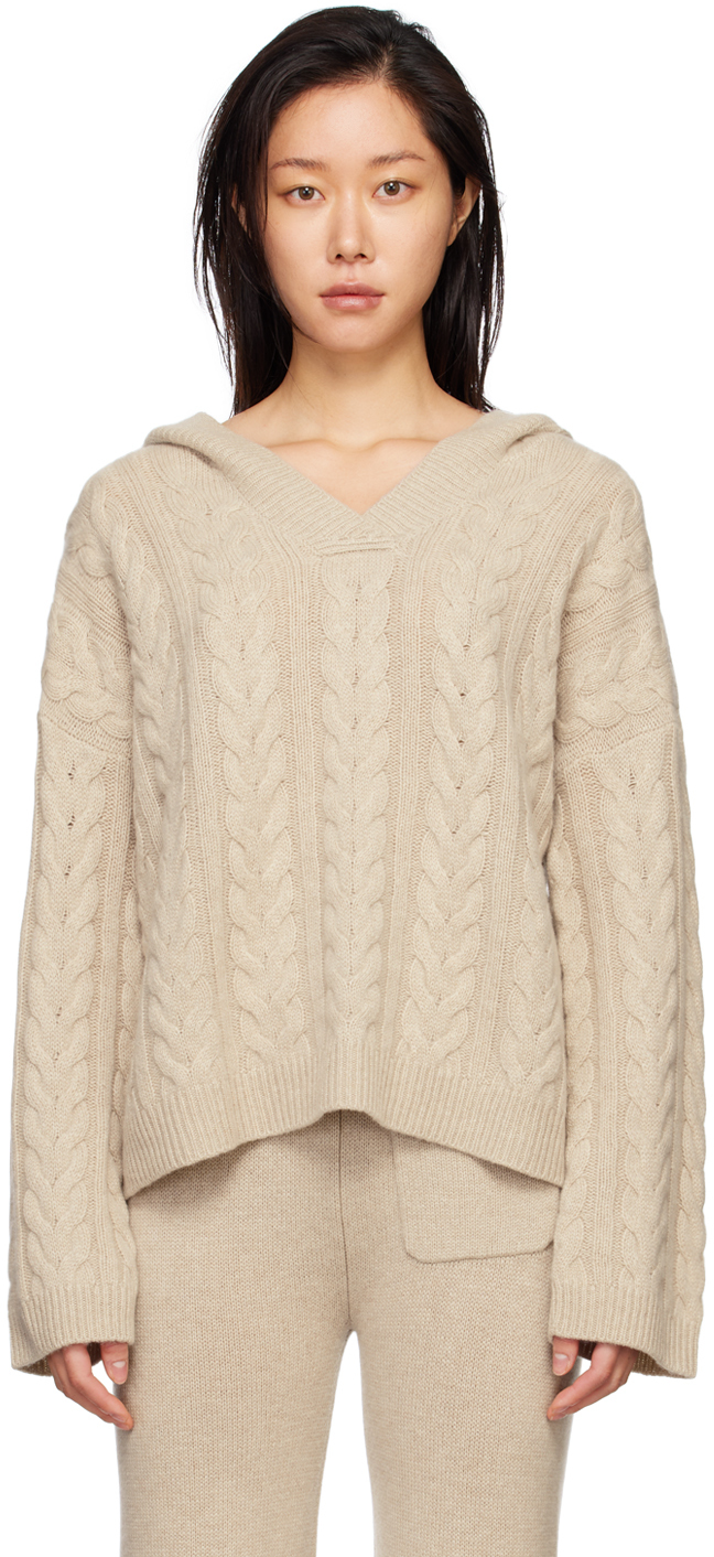 Lisa Yang: Beige Connie Sweater | SSENSE Canada