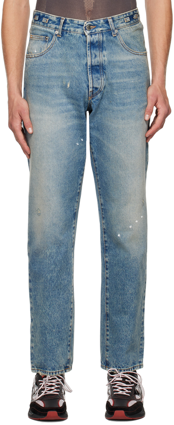 Blue Mark Jeans by DARKPARK on Sale
