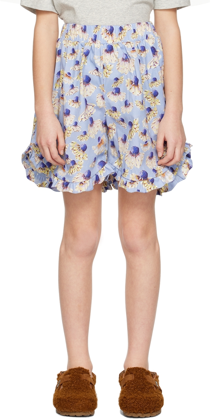 SSENSE Exclusive Kids Blue Shorts by Kika Vargas on Sale