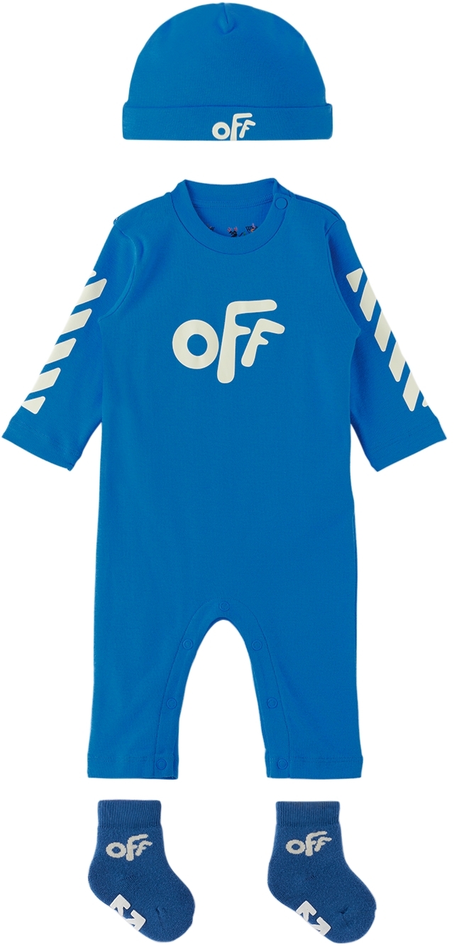 Baby Blue Three-Piece Set by Off-White | SSENSE Canada