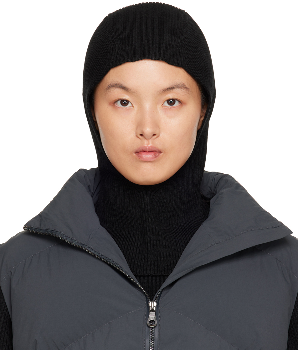 Studio Nicholson: Black Shire Hood | SSENSE Canada