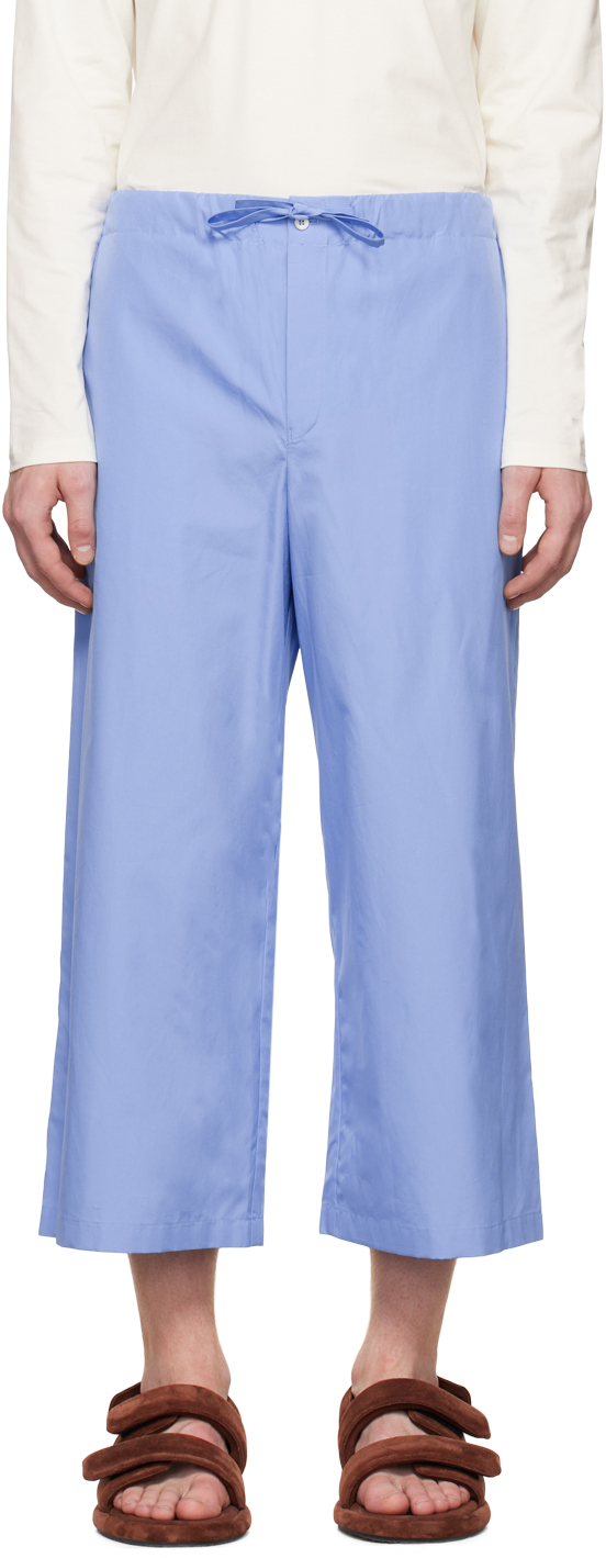 Rier: SSENSE Exclusive Blue Pyjama Shorts | SSENSE