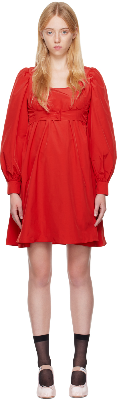 Red Ruby Minidress by Shrimps on Sale