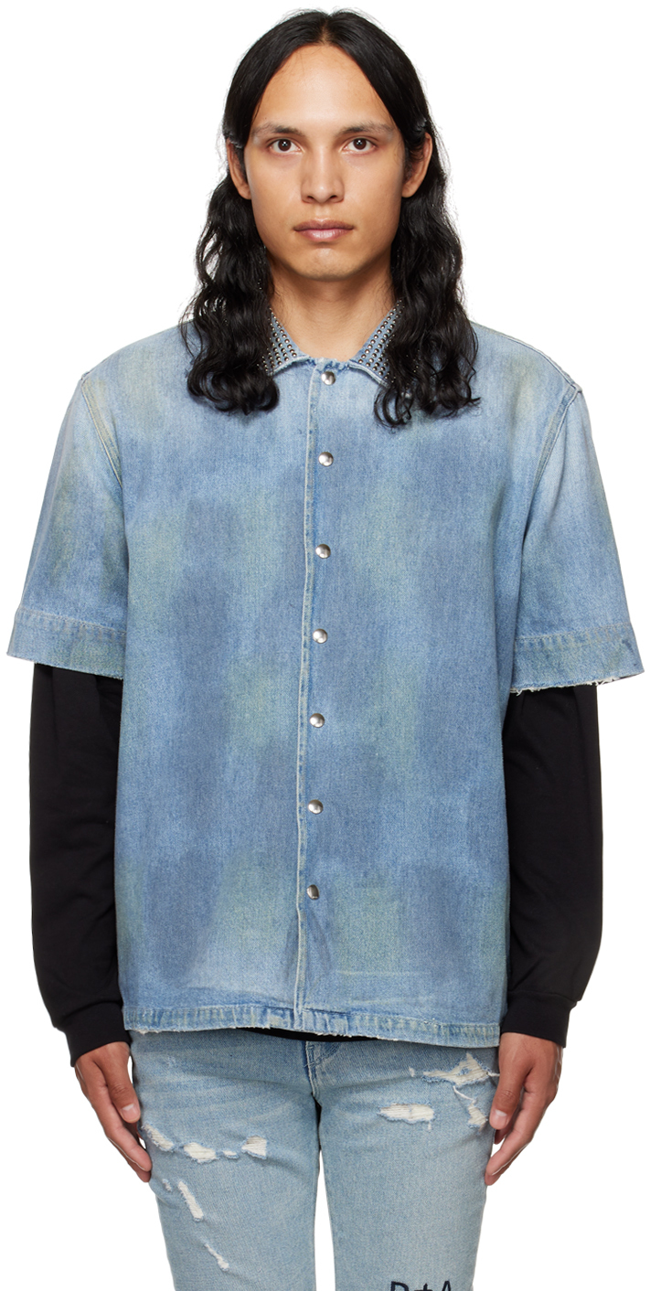Blue Randy Shirt by RTA on Sale