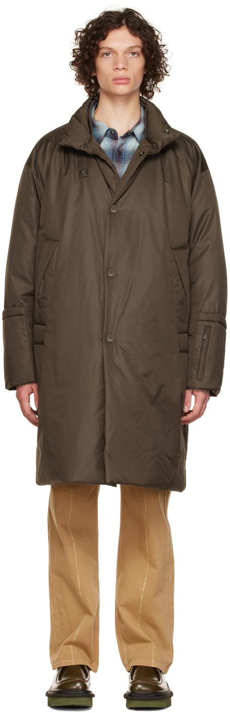 WOOYOUNGMI: SSENSE Exclusive Brown Down Jacket | SSENSE