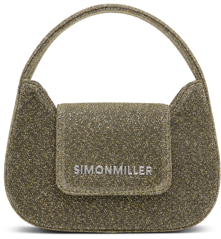 Silver Mini Retro Top Handle Bag by Simon Miller on Sale