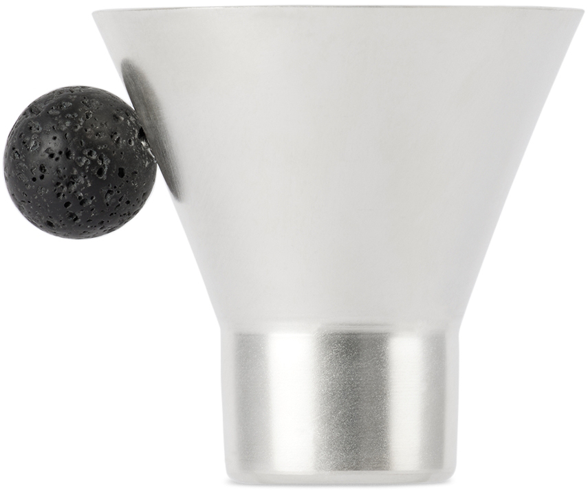 Silver Tazine Stone Cup by Natalia Criado | SSENSE