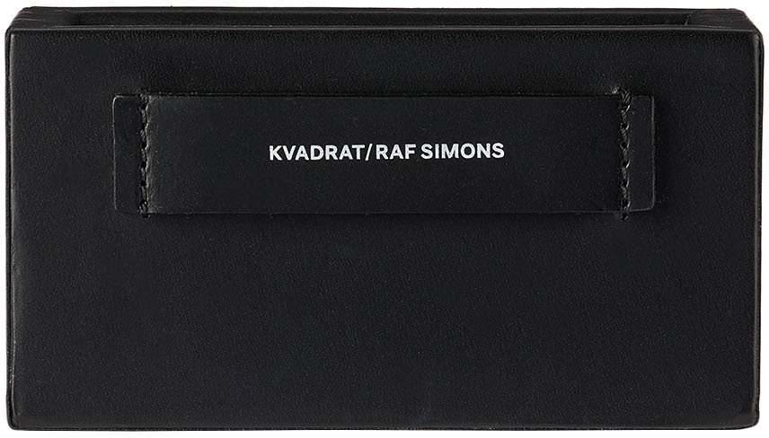 Kvadrat/Raf Simons의 블랙 스몰 가죽 액세서리 박스 | SSENSE 대한민국
