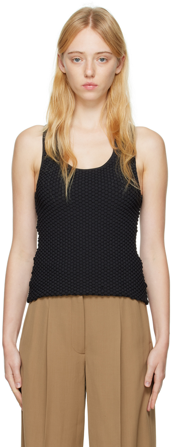 BEVZAのブラック Fish Scales タンクトップがセール中