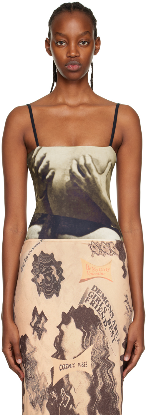 ELLISS: SSENSE 独家发售棕色 Grab My Body Too 连体衣 | SSENSE