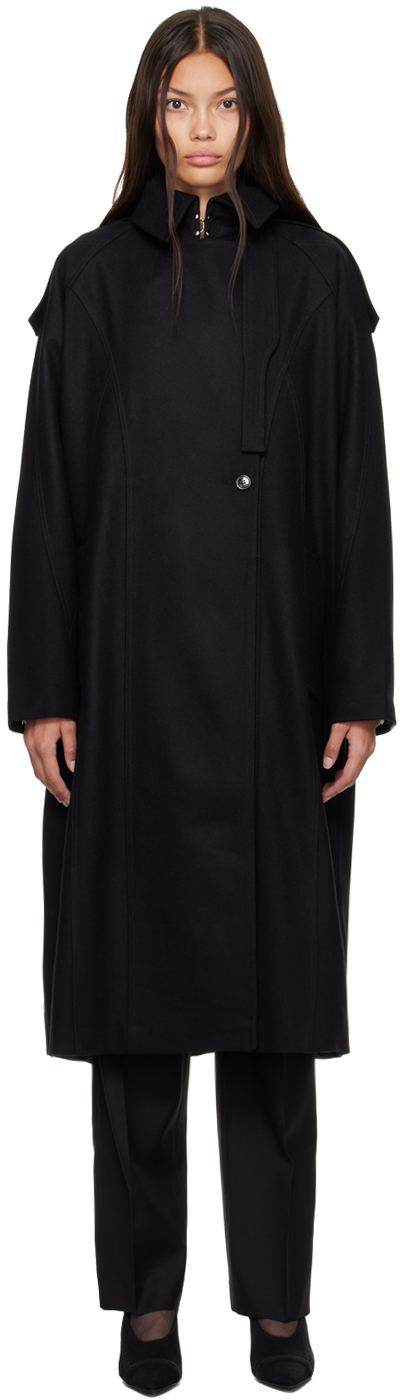 BOYAROVSKAYA: Black Pasta Coat | SSENSE Canada