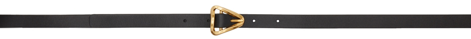 Bottega Veneta: Black Triangle Belt | SSENSE