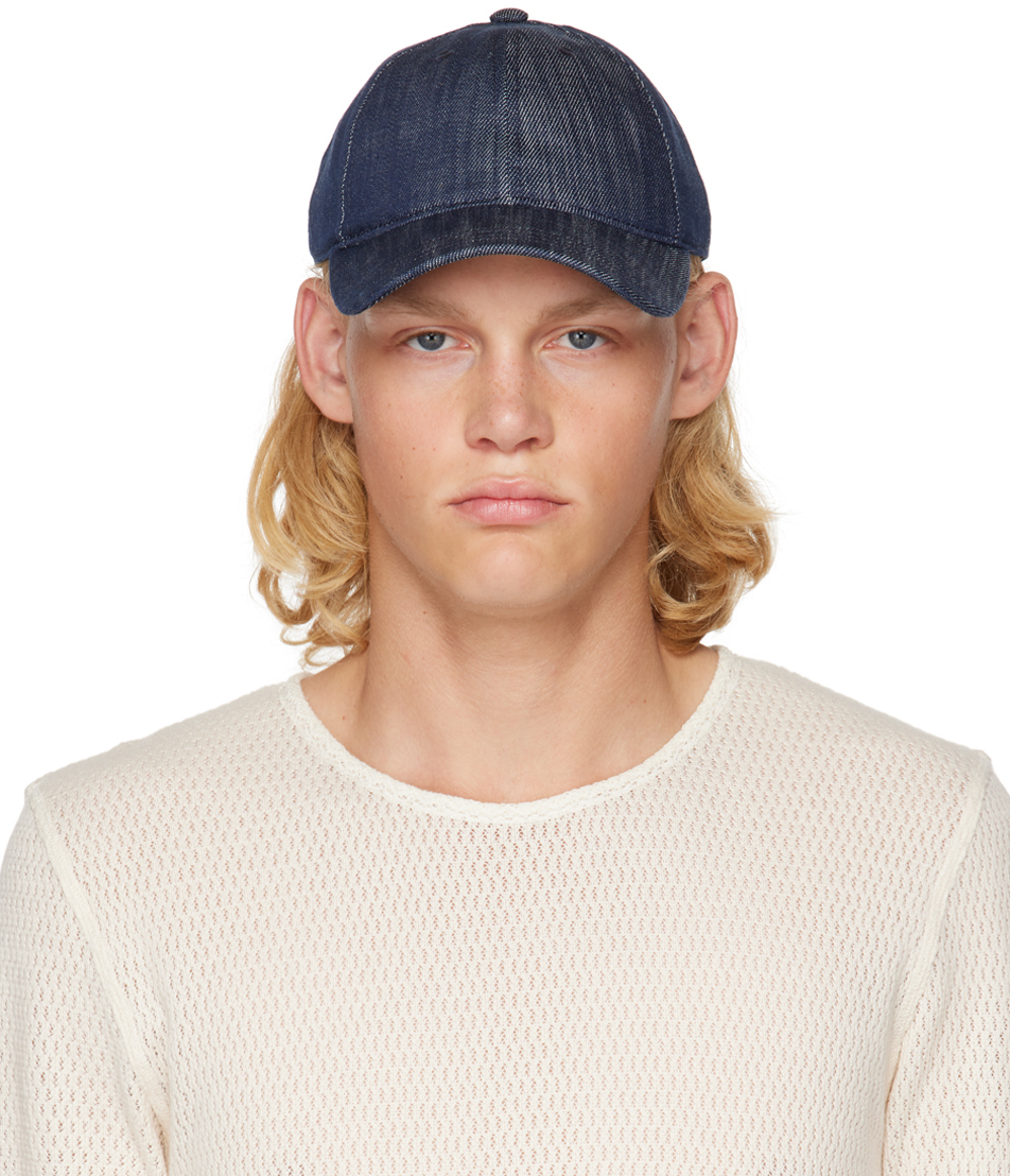 Our Legacy: Navy Denim Cap | SSENSE UK