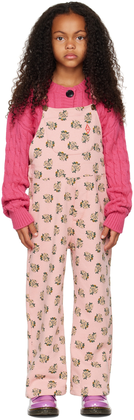 Kids Pink Mule Overalls by The Animals Observatory | SSENSE