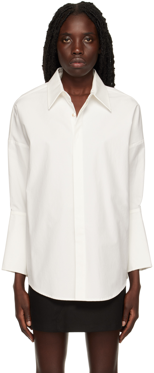 Fax Copy Express: SSENSE UK Exclusive White Shirt | SSENSE
