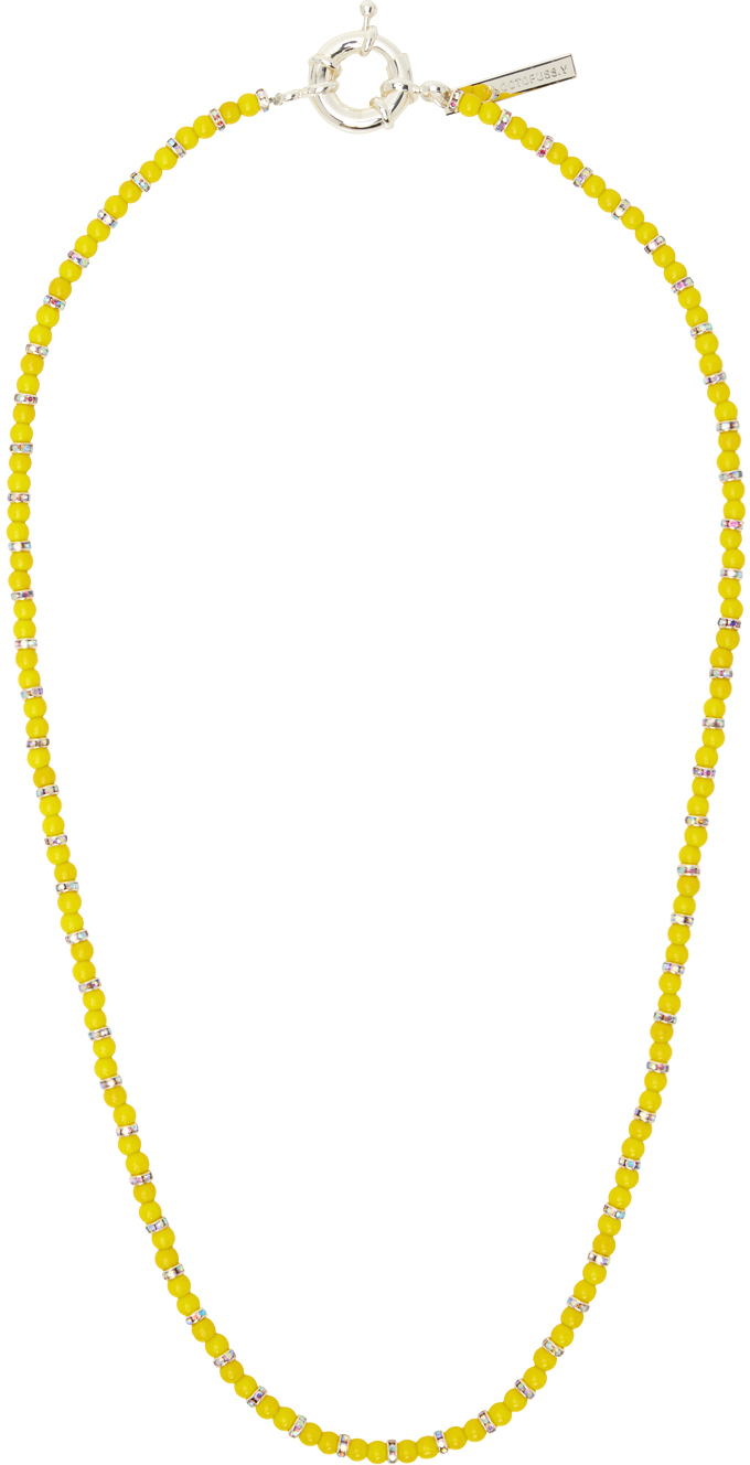 SSENSE Exclusive Yellow Banana Necklace by Pearl Octopuss.y on Sale
