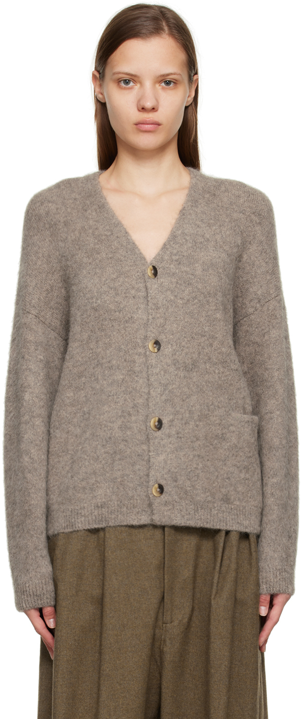 Lauren Manoogian: Cardigan New Suri gris | SSENSE France