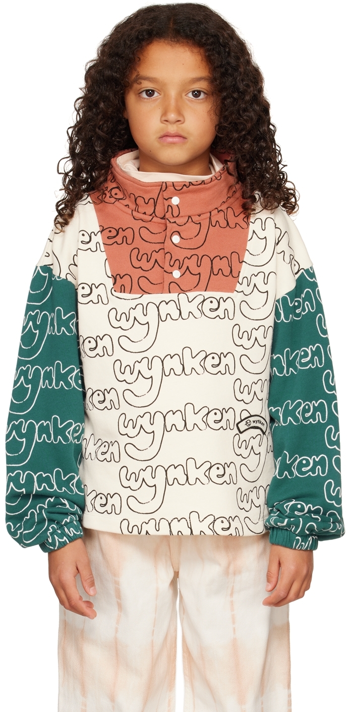 Kids Multicolor Everywhere Popover Sweatshirt by Wynken | SSENSE