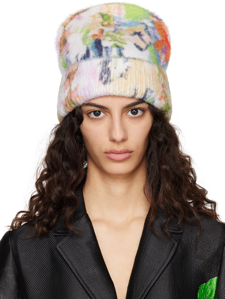 Stine Goya: Bonnet Clara multicolore | SSENSE France