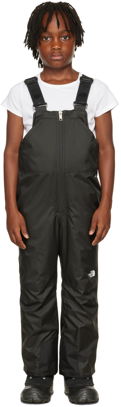 The North Face Kids 黑色 Freedom 儿童背带裤 | SSENSE