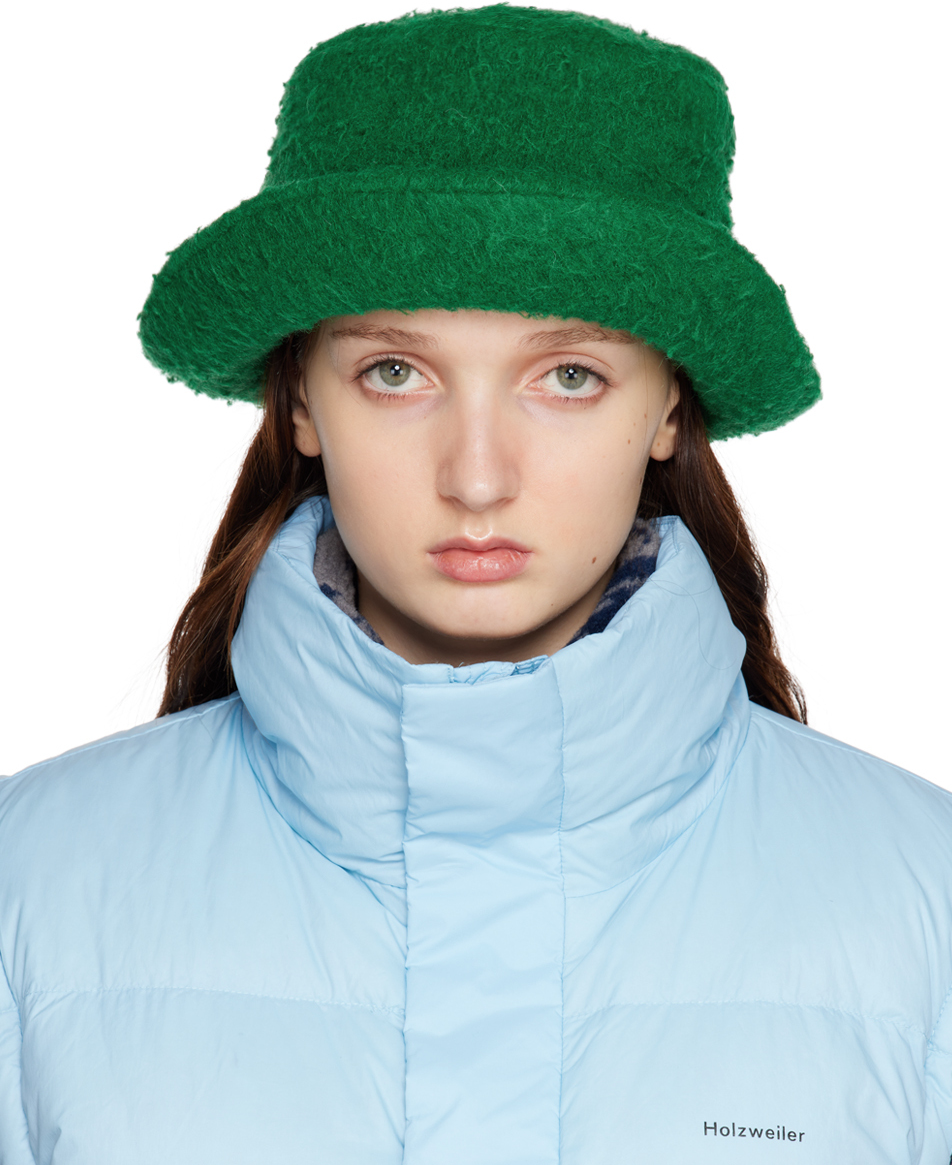 Holzweiler: Chapeau bob Couple vert | SSENSE France