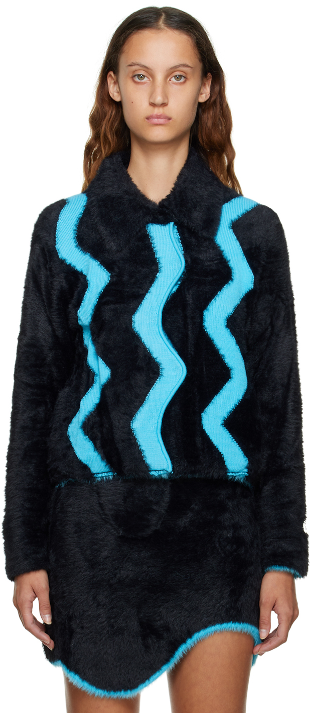 PH5: Black Callisto Reversible Faux-Fur Jacket | SSENSE Canada