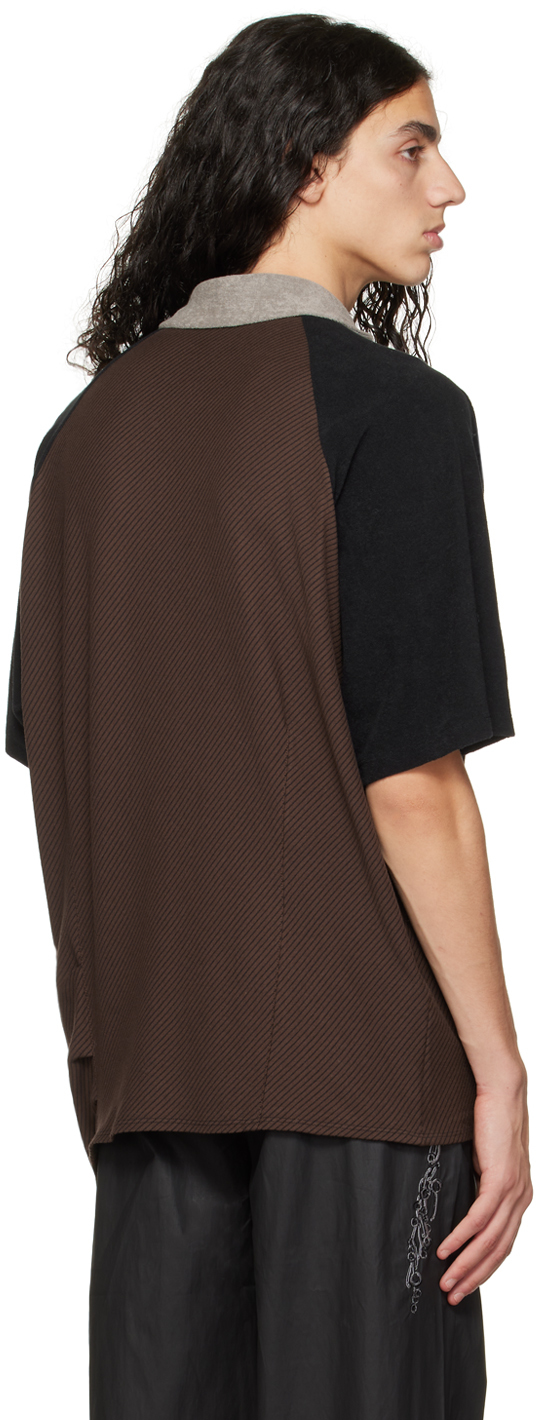 KIKO KOSTADINOV 블랙 Triol 셔츠 - 페칭