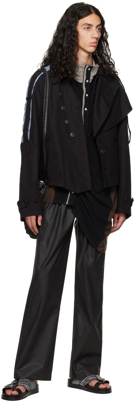 KIKO KOSTADINOV 블랙 Triol 셔츠 - 페칭