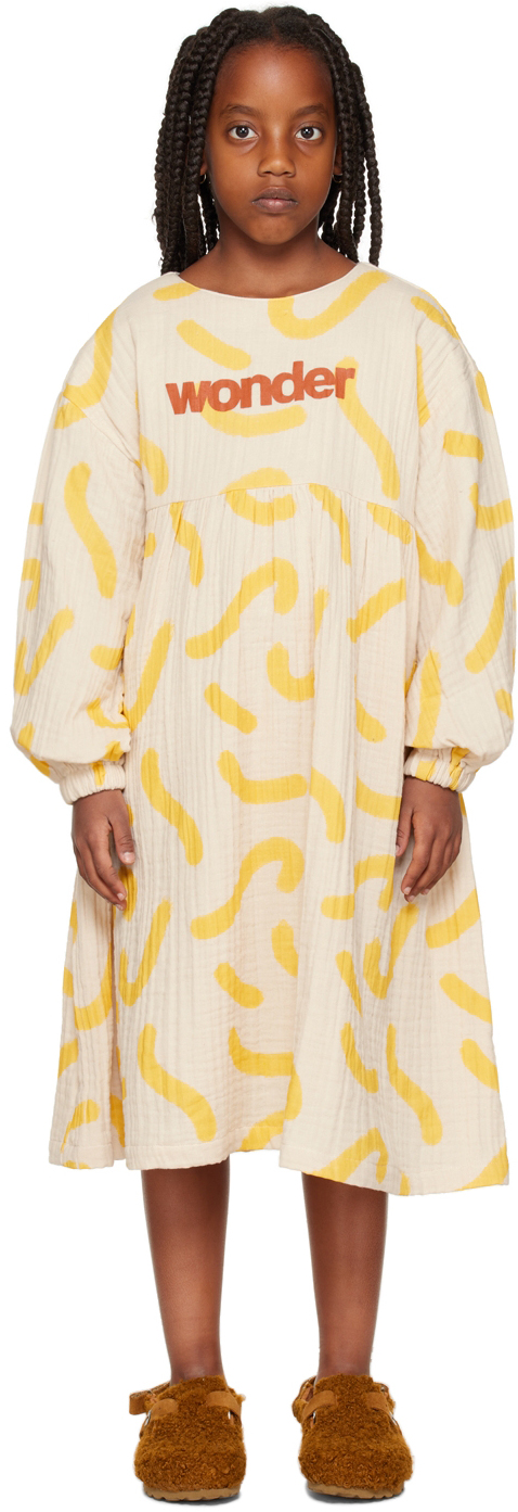 Kids Yellow 'Wonder' Dress by Jellymallow | SSENSE Canada