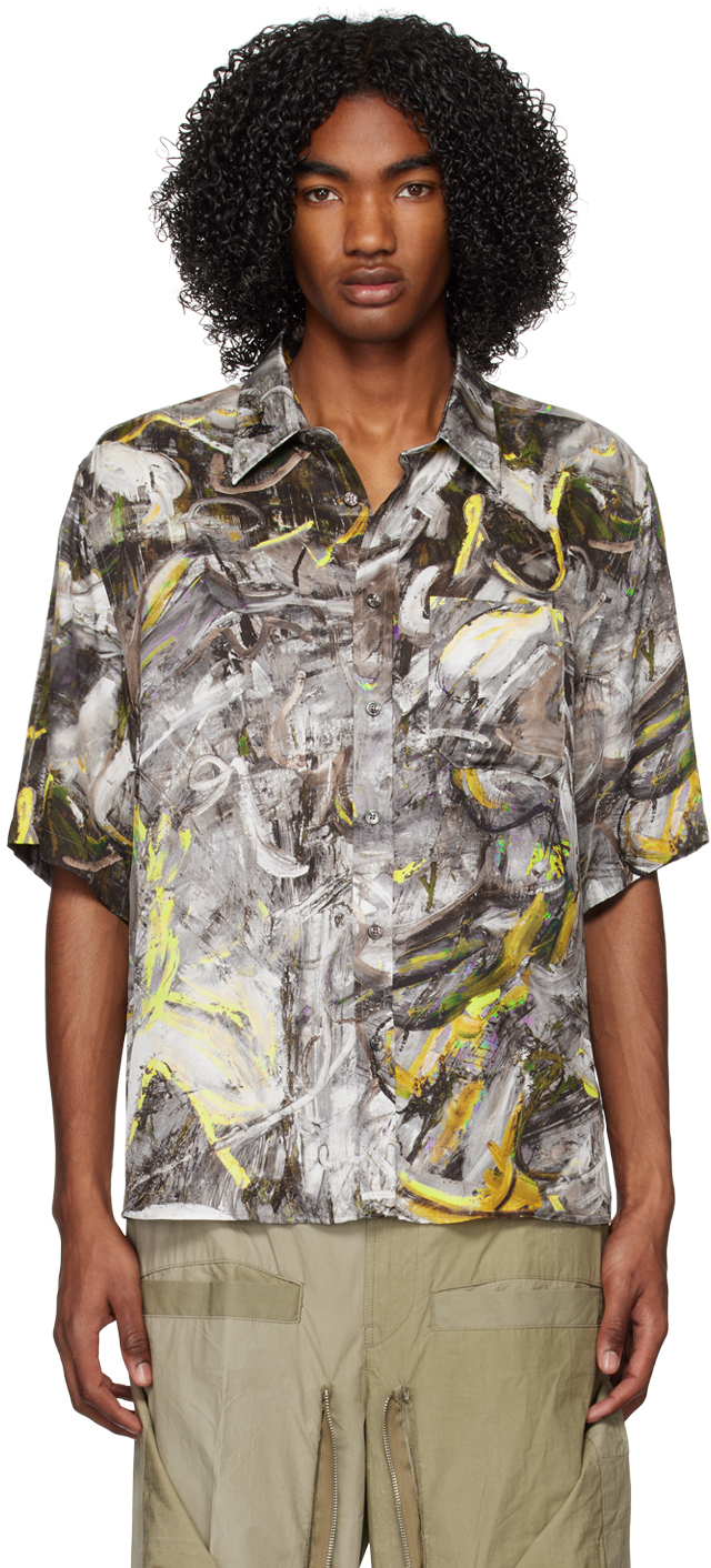 Diesel: Gray S-Umbe Shirt | SSENSE UK