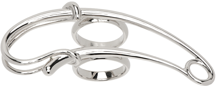 Silver Safety Ring by HUGO KREIT on Sale