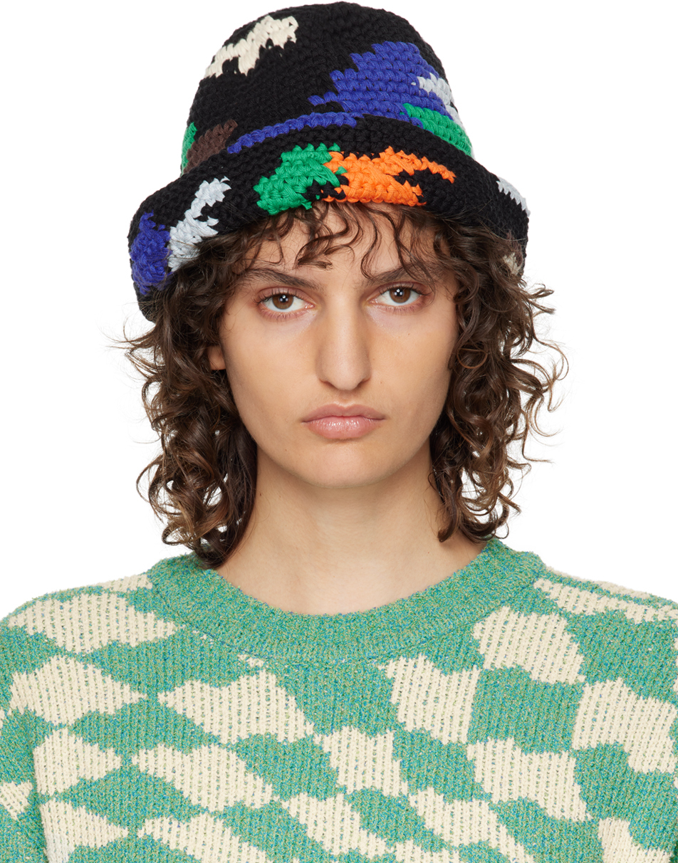 ADER error: Black Liff Beanie | SSENSE Canada