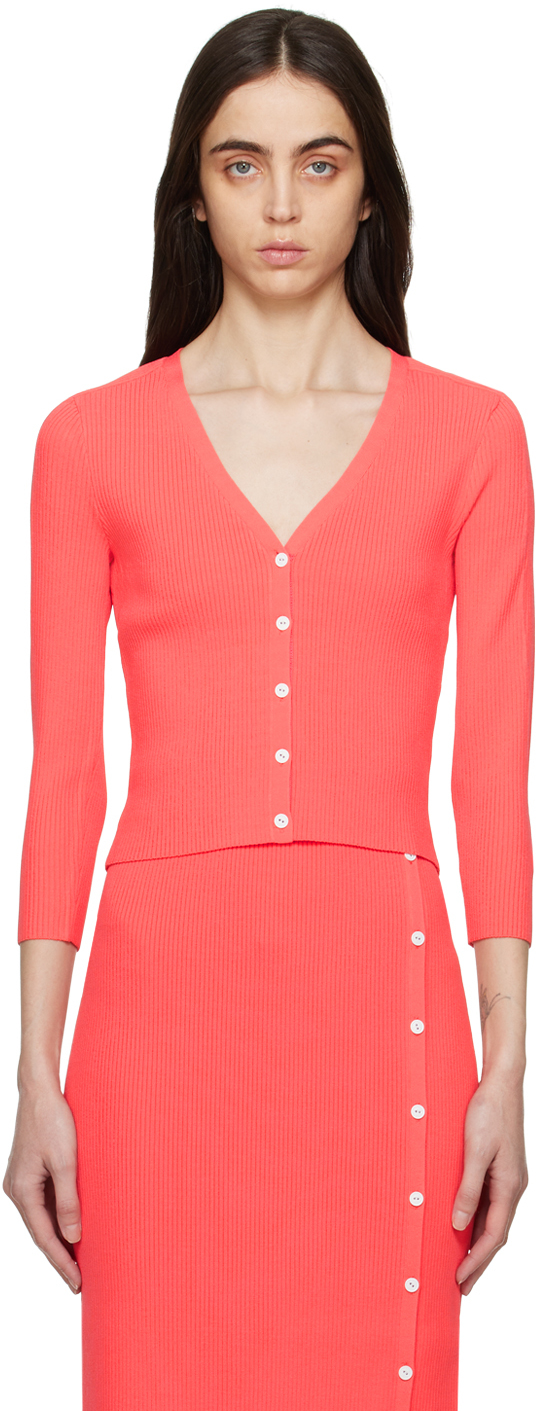 rag & bone: Pink Asher Cardigan | SSENSE