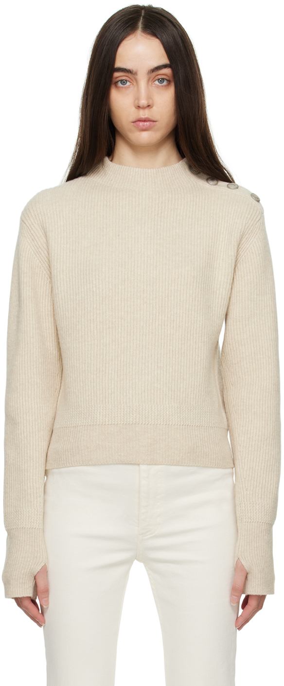 rag & bone: Pull Nancy beige | SSENSE France