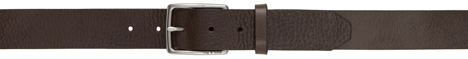 rag & bone: Brown Rugged Belt | SSENSE