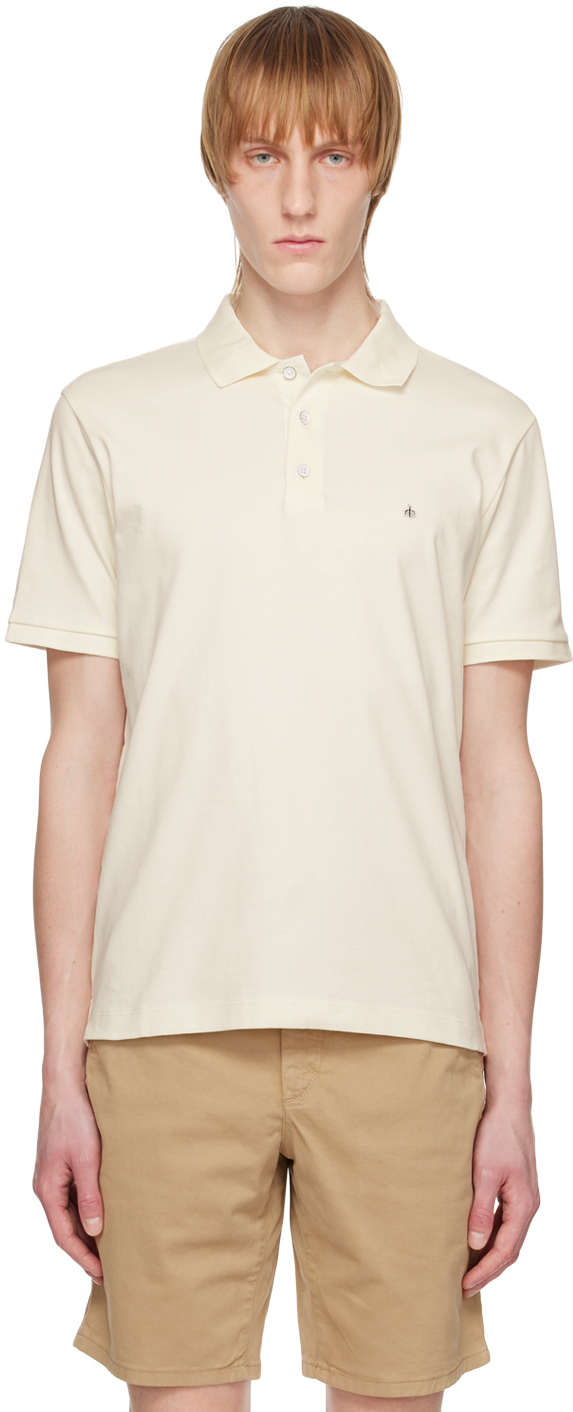 rag & bone: Beige Interlock Polo | SSENSE UK