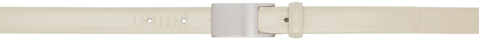 Filippa K: Off-White Placket Belt | SSENSE Canada