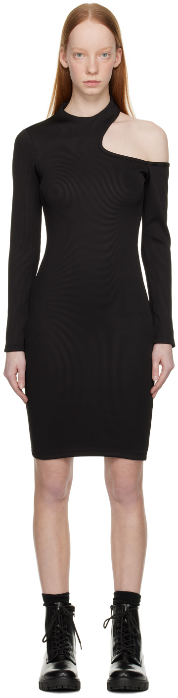 Hugo: Black Nermine Minidress | SSENSE