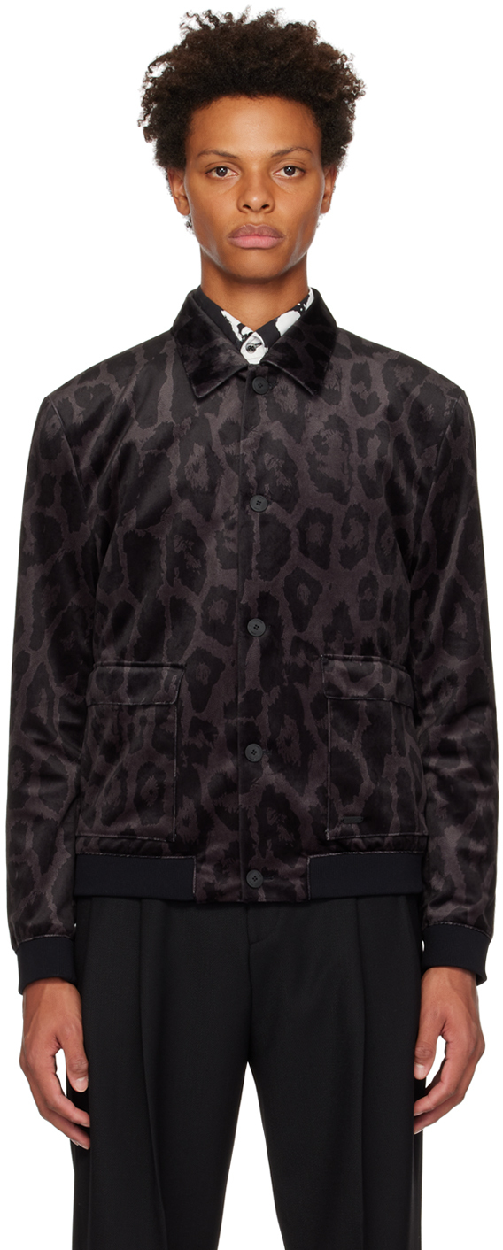 Hugo: Black Slim-Fit Jacket | SSENSE UK