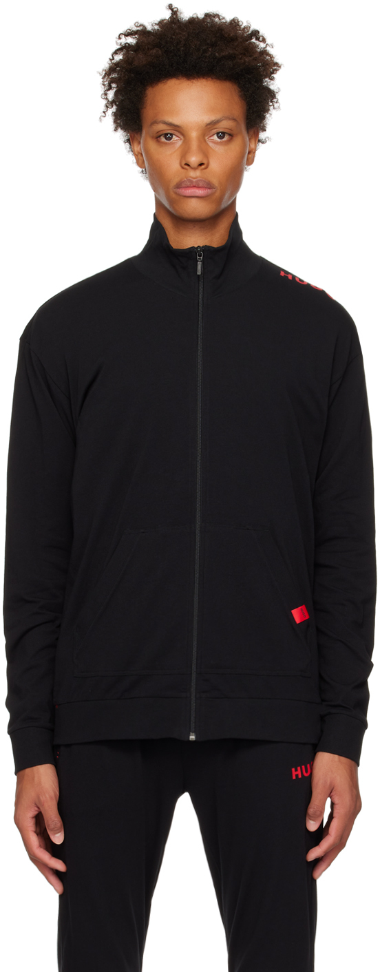 Hugo: Black Print Jacket | SSENSE