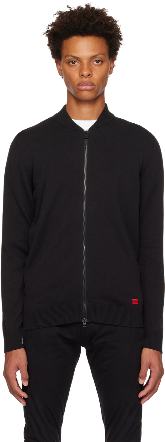 Hugo: Black Patch Jacket | SSENSE UK