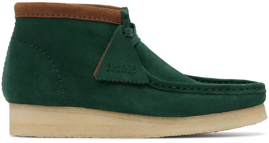 Clarks Originals: Green Wallabee Desert Boots | SSENSE Canada
