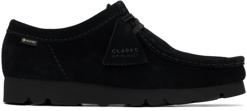 Clarks Originals: Black Wallabee Derbys | SSENSE Canada